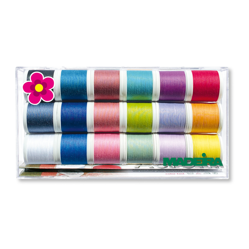 Polyneon 400m No.40 (Embroidery Thread) 160 Colors - Elna Singapore